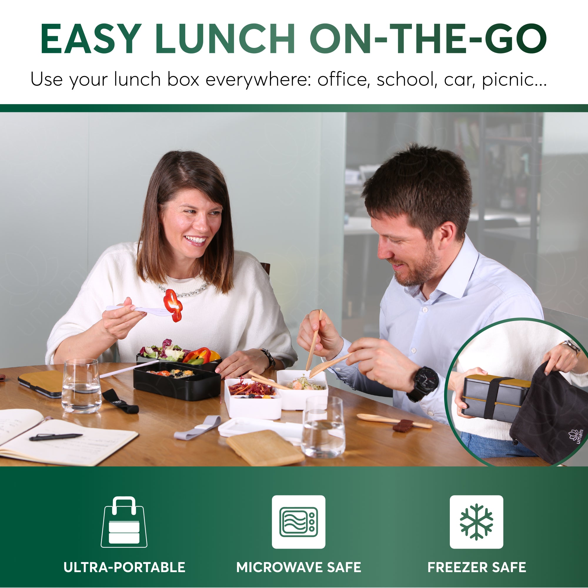 Original Bento Box Classic Black & Gold – Umami Bentos