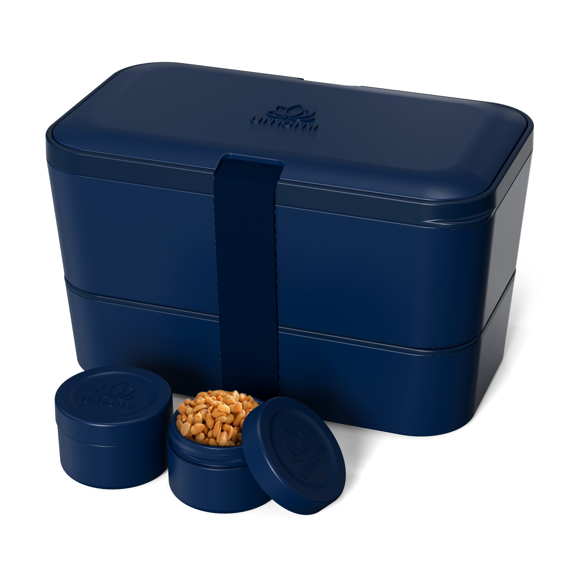 Nestable Bento Box Nestable Midnight Blue (51 oz) – Umami Bentos