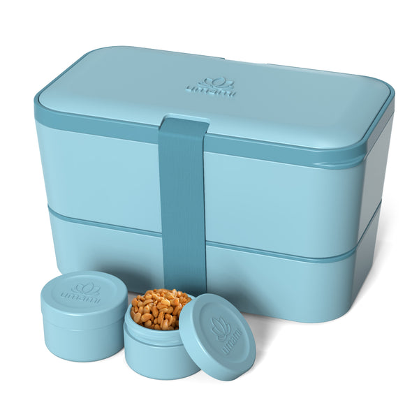 Nestable Bento Box Mint Blue (51 oz) – Umami Bentos