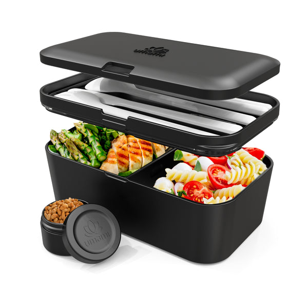 Single Layer Bento Box Onyx Black (30 oz) – Umami Bentos
