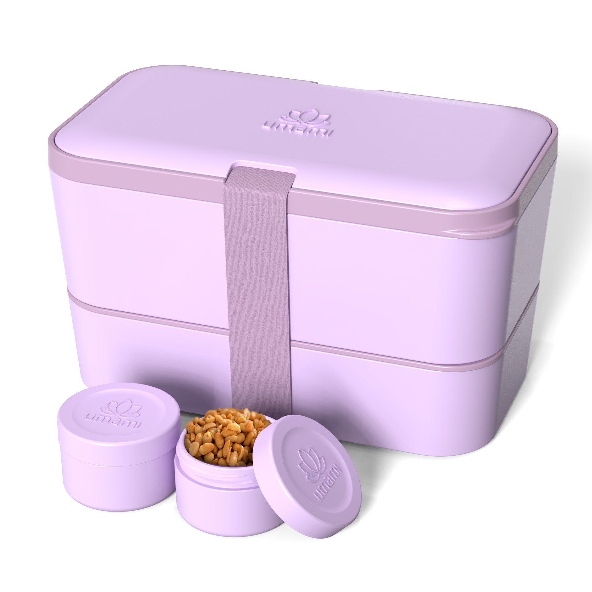 Nestable Bento Box Nestable Lavender Purple (51 oz) – Umami Bentos